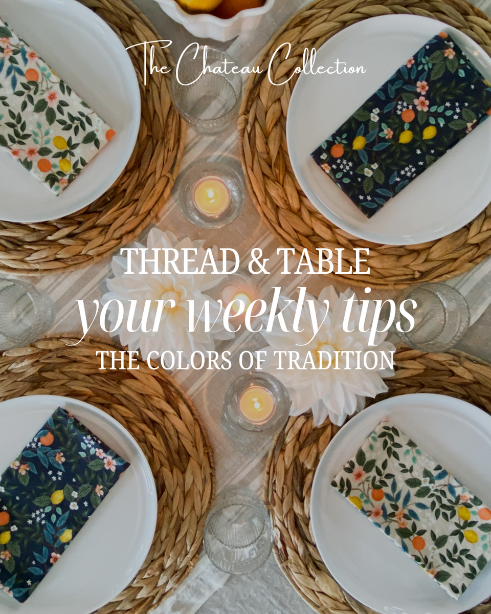 The Colors of Tradition: How Thread Tells a Story – The Chateau Collection